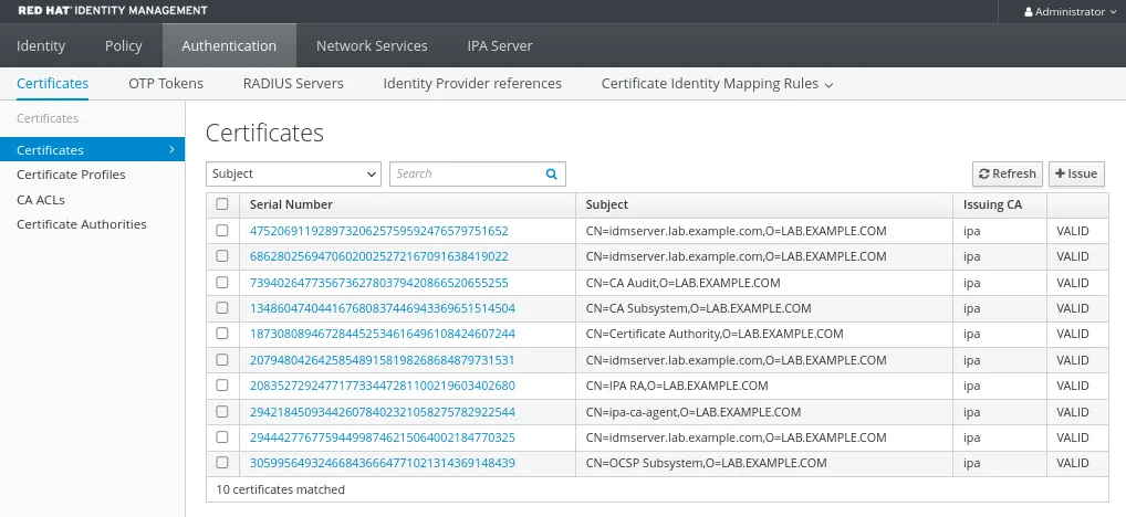 Managing Automatic Certificate Management Environment (ACME) in Identity Management (IdM)
